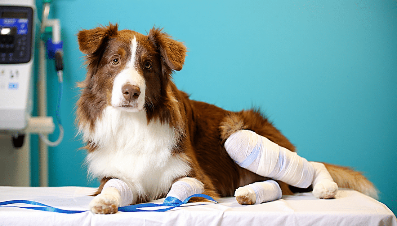Comment soigner efficacement un chien avec une patte cassée ou une ...